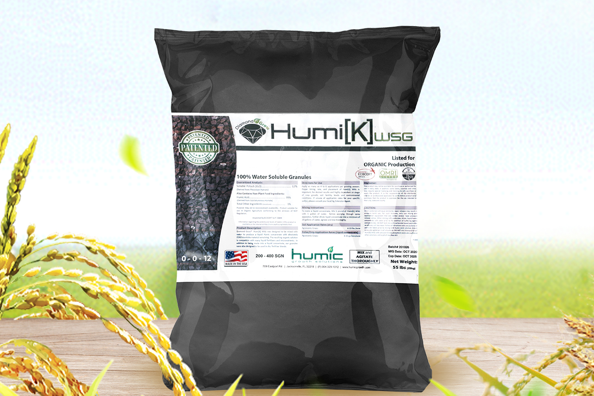 Hướng dẫn sử dụng phân Humic Mỹ: Diamond Grow® - Humi [K] WSG